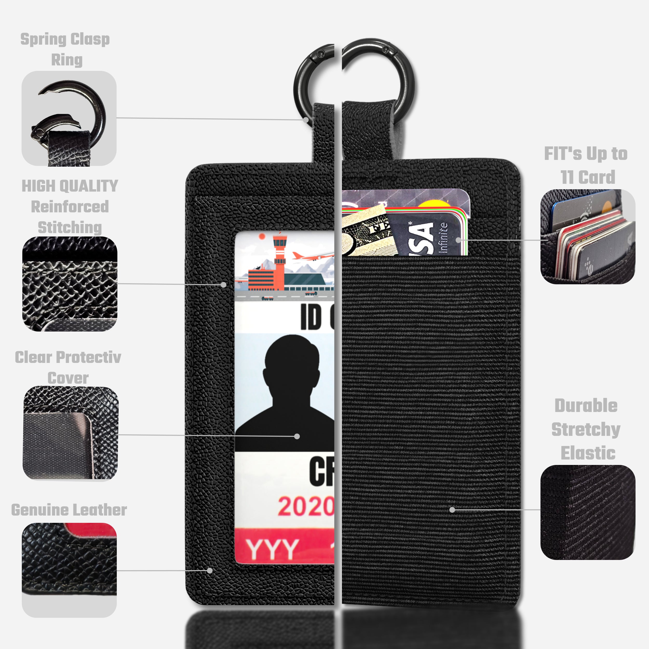Edo Got Store - Magnetic quick release key chain and card holder