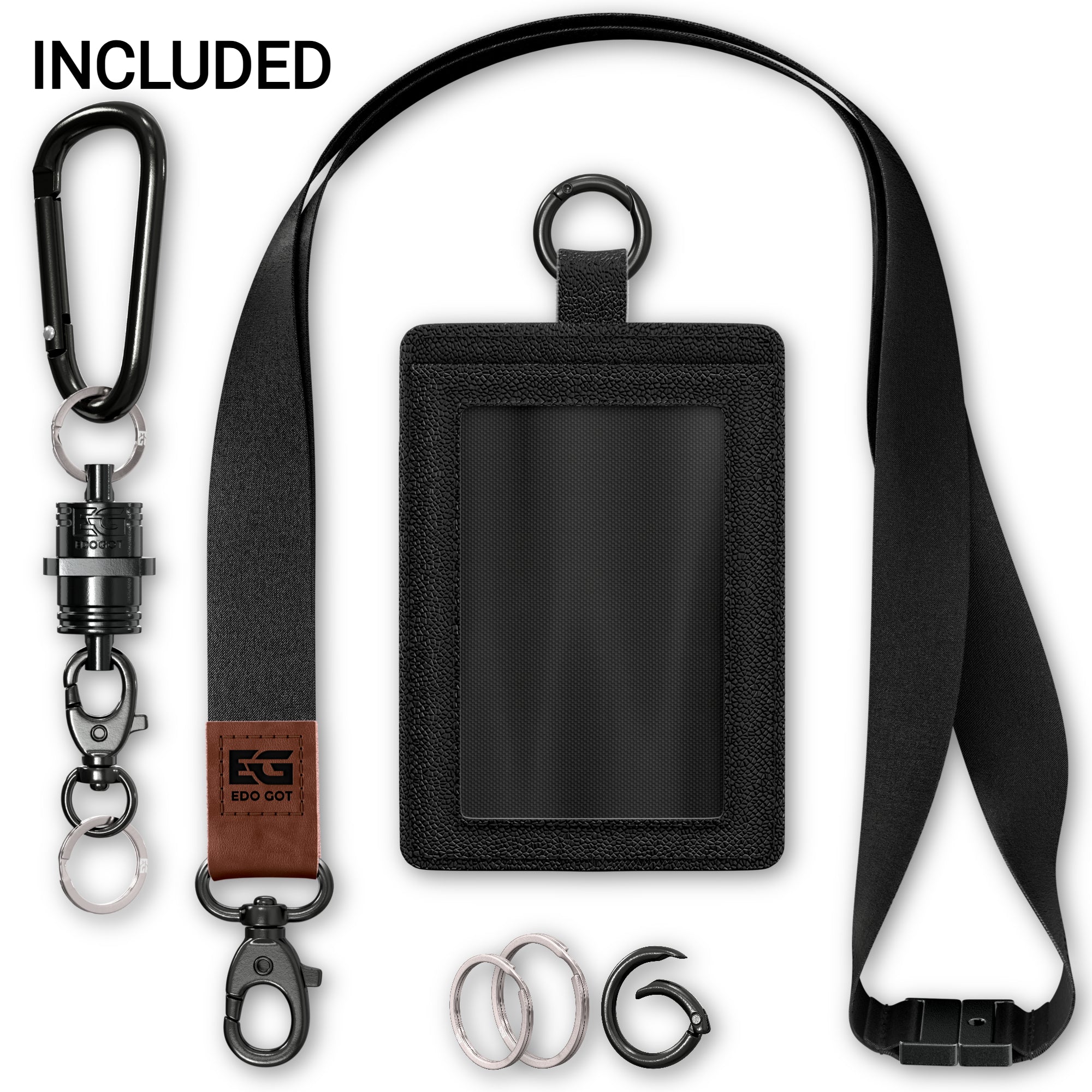 Edo Got Store - Magnetic quick release key chain and card holder